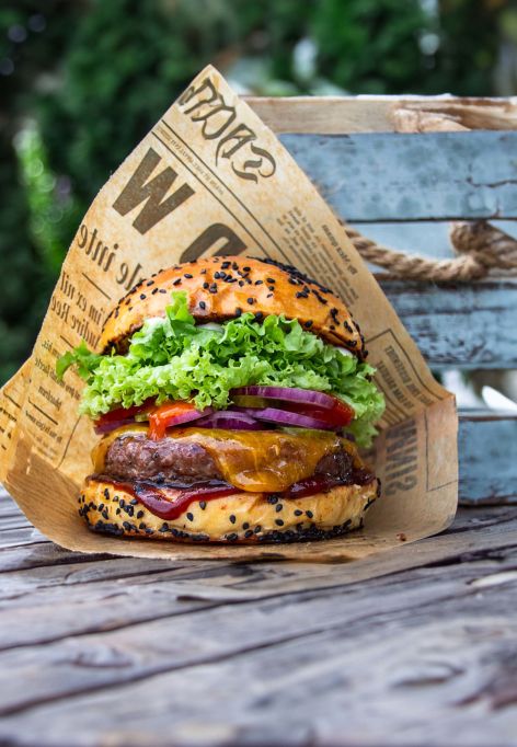 Asia Bacon-Cheese-Onion-UFO Burger Rezept einfach zubereitet - Kerrygold